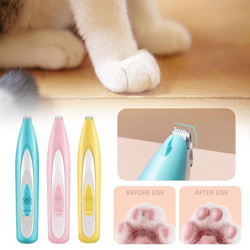 Pet Grooming Set with Paw Shaver Trimmer Nail Clipper Razor Hair ...