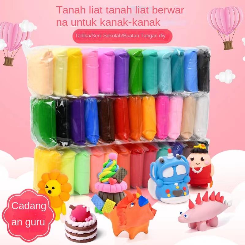 12/24/36 Colors Super Light Clay Set WithTools For Kids DlY Modeling ...