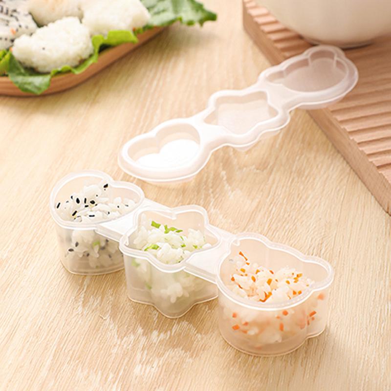 Cartoon Shape Rice Ball Set DIY Sushi Molds Press Mold Kitchen - TikTok ...