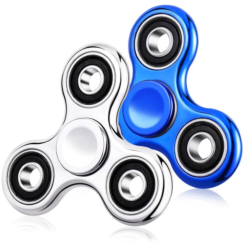 Fidget Spinner 2 Pack, Stress Anxiety Relief Sensory Fidget Toys ...