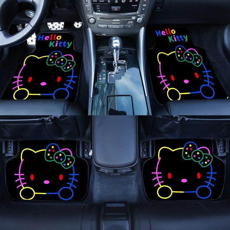 4PCs multifunctional car mats cartoon mats suitable for 5-seater ...