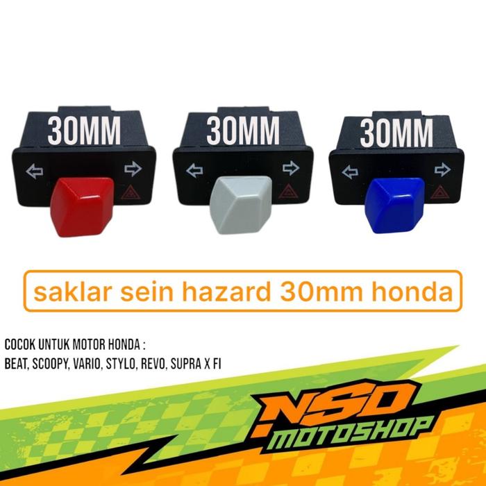 Jual Saklar Sein Hazard Honda Ukuran 30mm 34mm SaklarSein Hazard Honda ...