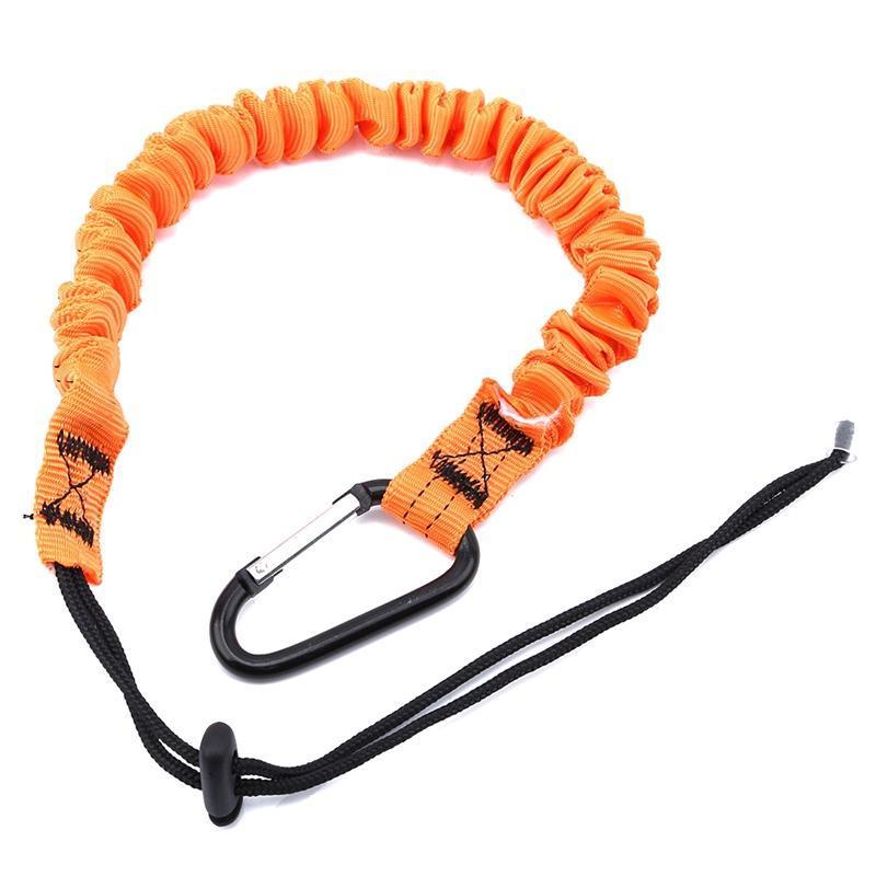 Carabiner Lanyard Retractable Safety Rope Telescopic Elastic - TikTok ...