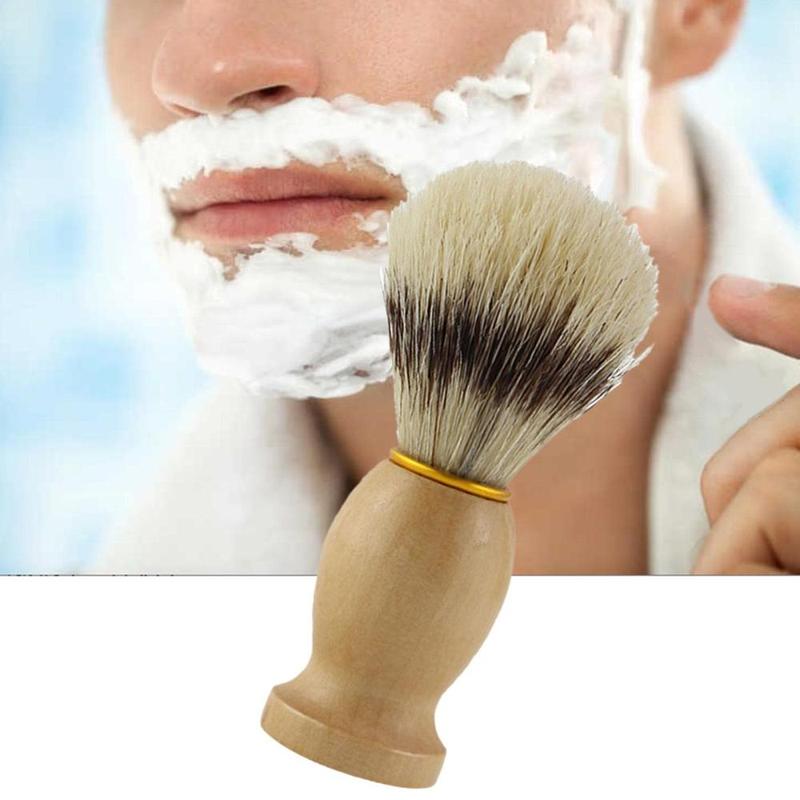 Men Shaving Brush Shaving Cream Brush Ergonomic Shave Accessory ...