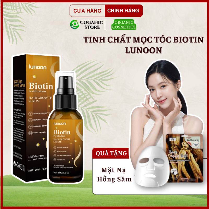 Tinh chất mọc tóc Biotin LUNOON - Giúp nuôi dưỡng tóc, mọc tóc ...