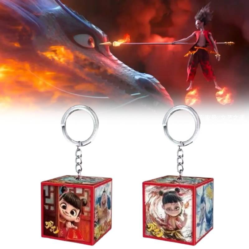 Charming Nezha Keyring With Stunning Light Effects Ideal For - TikTok ...