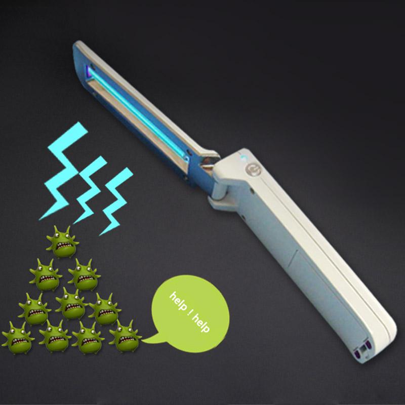 UV Light Sanitizer Handheld Wand UVC Light Disinfector Ultraviolet ...