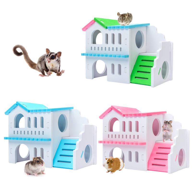 Natural Handcrafted Hamster Sleeping Nest Deluxe Double Deck - TikTok ...
