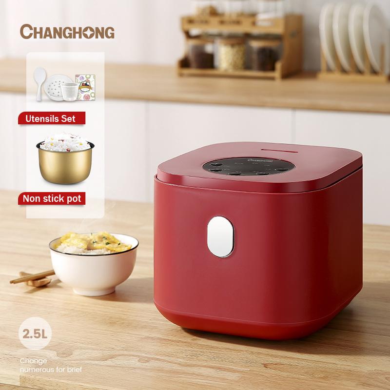 Changhong Smart Rice Cooker 2.5L with Steamer, Teflon Coating, - TikTok ...