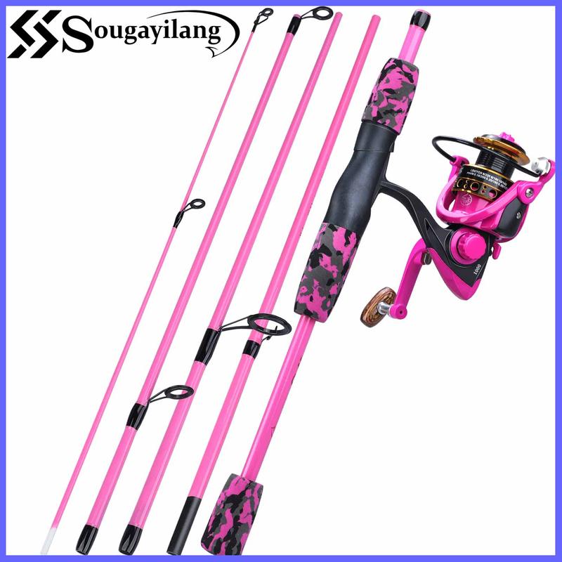 2pcs 5 Section Fishing Set, Fishing Rod & 1000-3000 Series Spinning ...