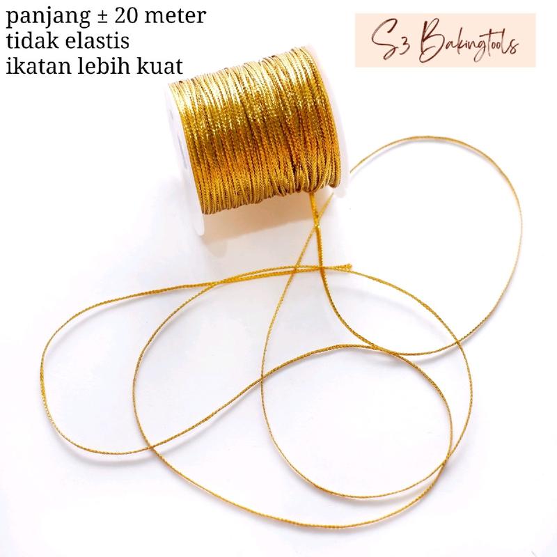 Tali hampers emas 20 meter - Shop | Tokopedia