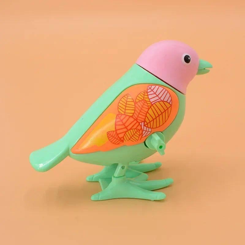 1PC Children Clockwork Toy Cartoon Creative Jumping Little Magpie ...