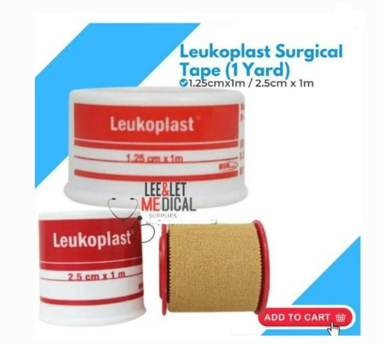 Leukoplast Surgical Tape (1 Yard) Healthcare Kit Aid - TikTok Shop ...