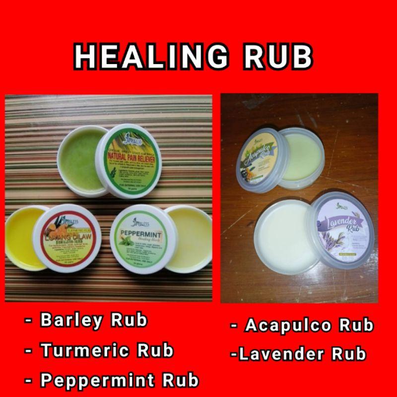 HEALING RUB - Barley, Turmeric, Peppermint, Lavander, Acapulco - TikTok ...