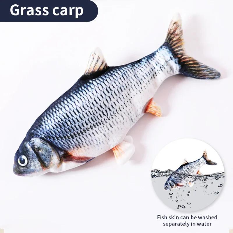 Cat Dog Toy Fish USB Charging Electric Floppy Simulation Fis - TikTok ...