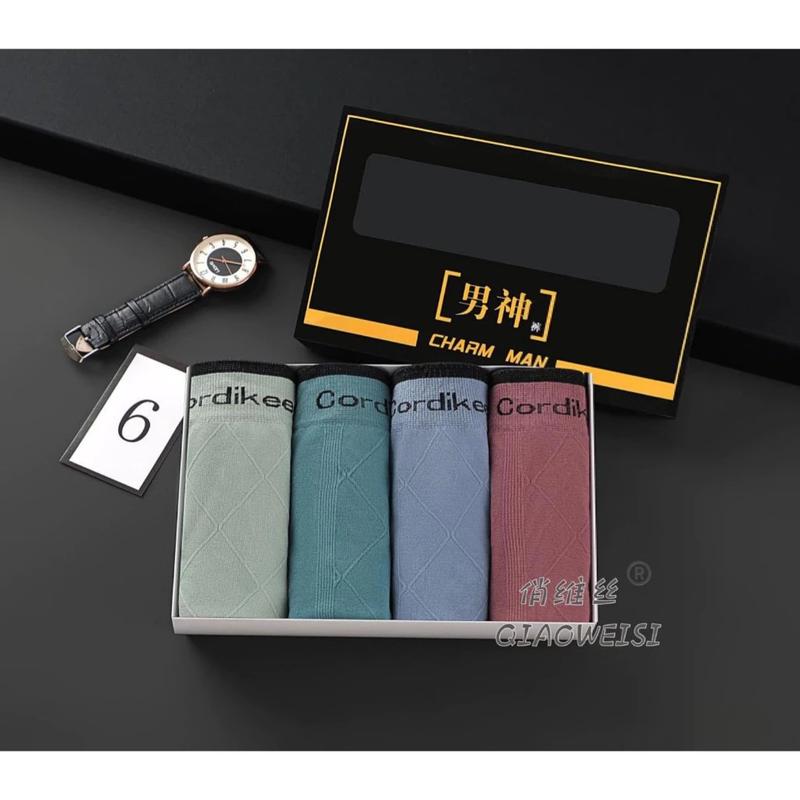 4 in 1 Box High Quality High End Boxer Briefs Freesize Stretchable ...