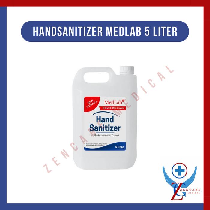 Jual Hand Sanitizer MedLab Antiseptic Cair 5 L - Kota Malang - ZenCare ...