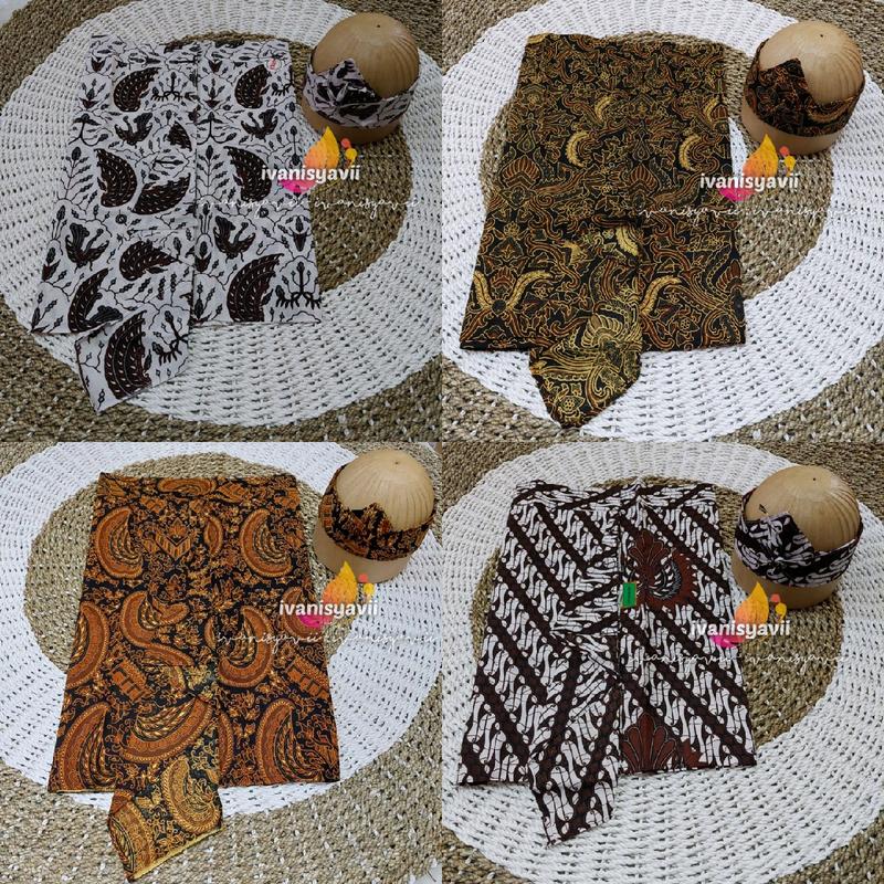 [1 Set] Sapit Urang + Udeng Instan || Motif Lengkap - Shop | Tokopedia