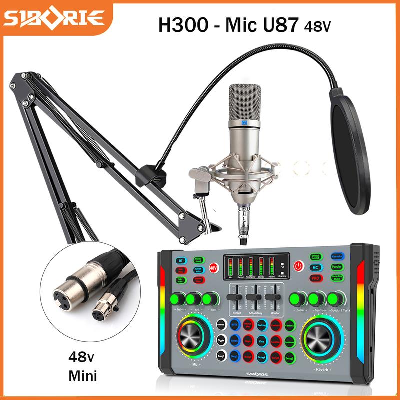 [SIBORIE] 48V mini Sound Card H300 - U87 48v Mini, LivesTream - TikTok ...