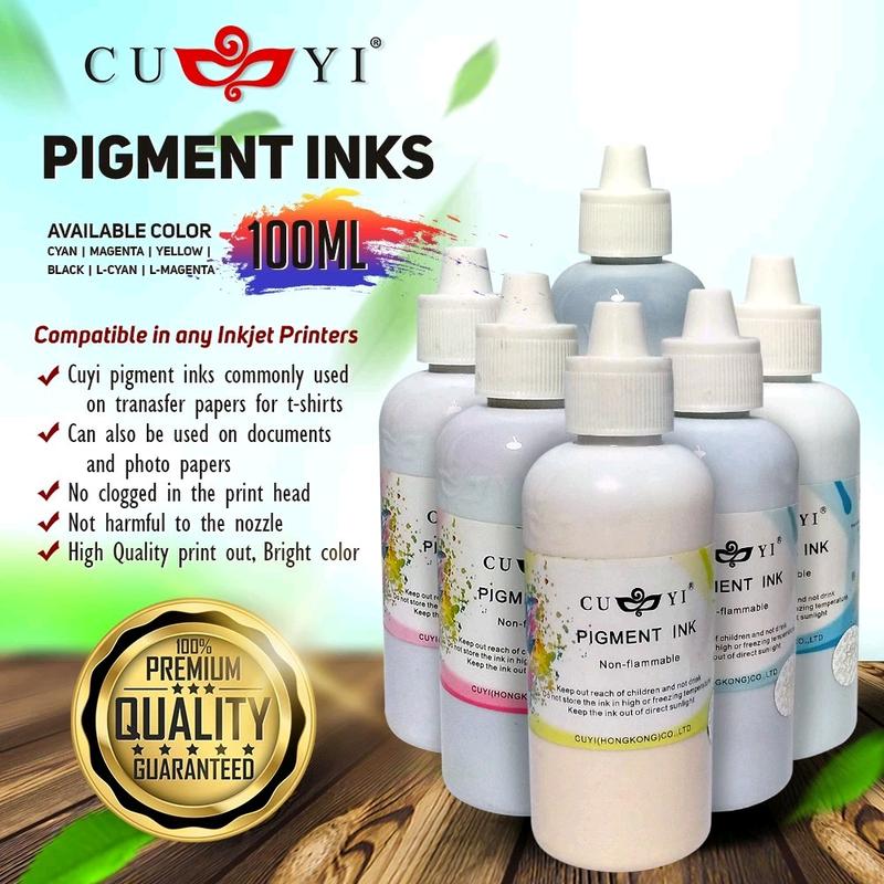 CUYI Pigment ink 100ml 5colors available - TikTok Shop Philippines
