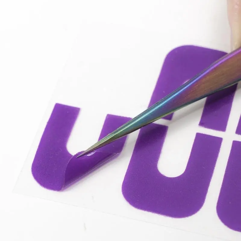 Valentine's Day U Curve Shape Nail Polish Stencil Stickers, 5pcs ...