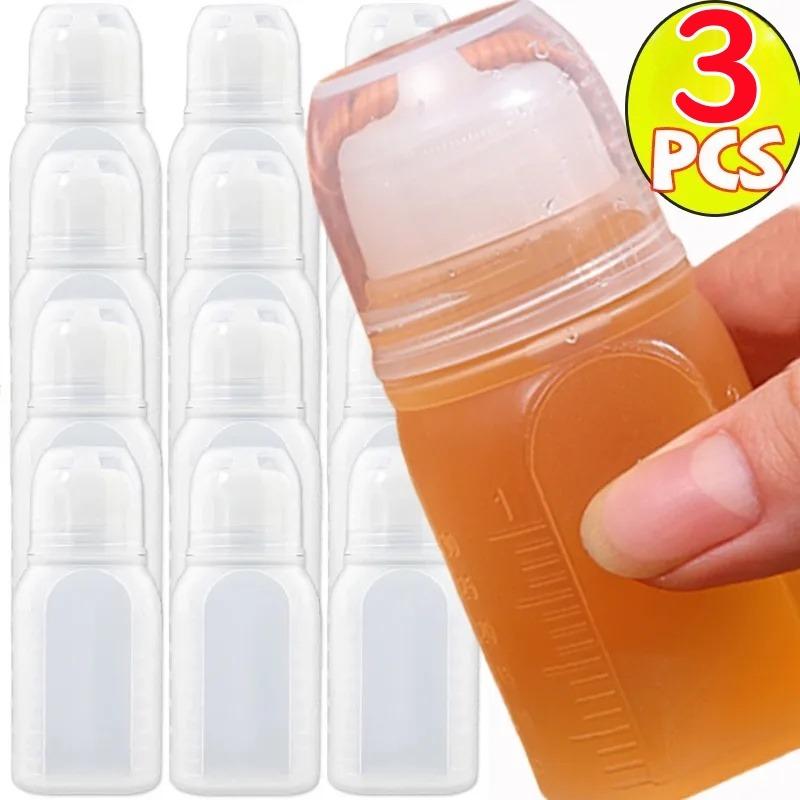 Botol Picit Perasa, Jelas, 1 / 3Pcs, Sesuai untuk Madu, Sos BBQ, Minyak ...