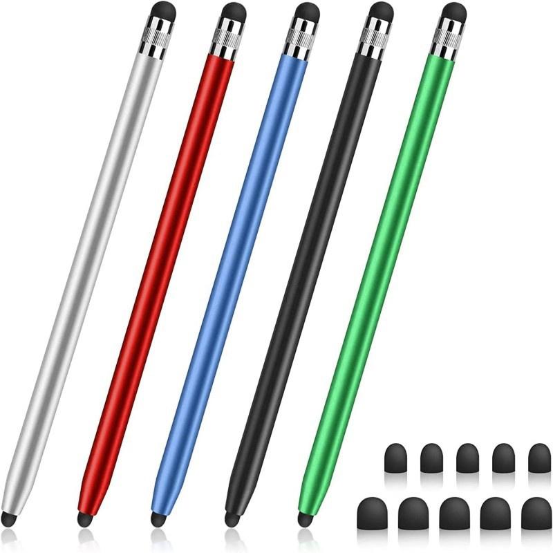 High Quality Universal Pencil Double Silicon Head Touch Capacitive ...