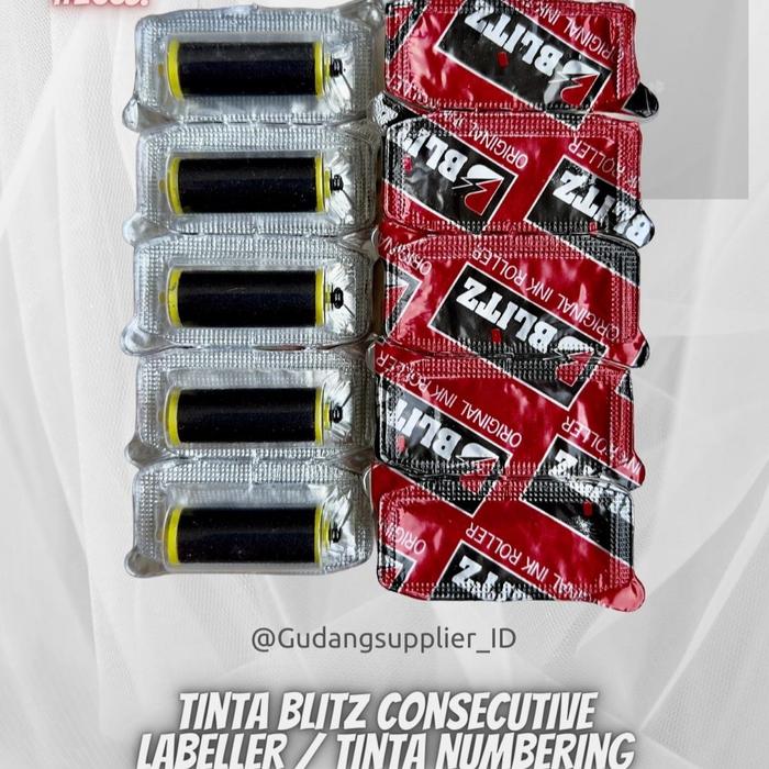Jual Tinta Blitz Consecutive Labeller / Tinta Numbering / blitz ink ...