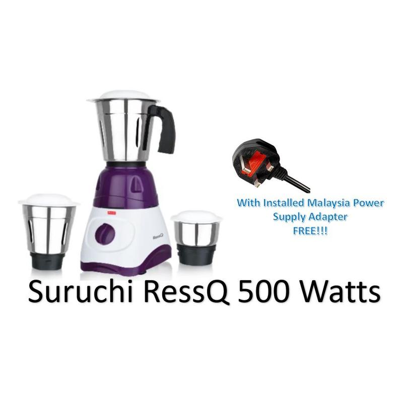 Suruchi Ressq Mixer Grinder /Malaysia Power Plug FREE / Suruchi ...
