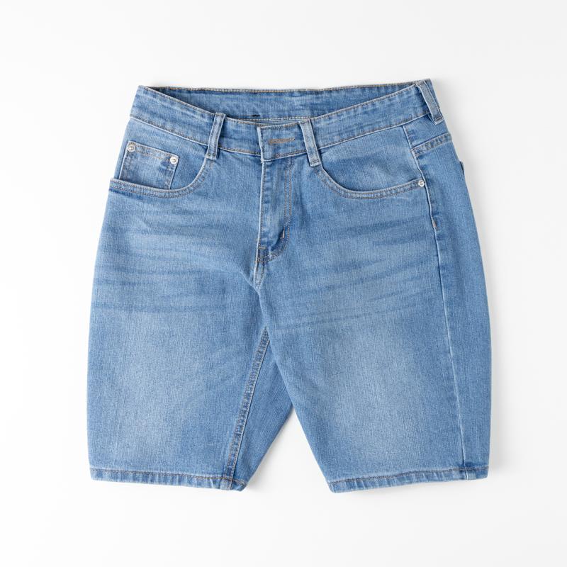 Short jean nam xanh sáng 04 vãi cotoon dầy, co giãn nhẹ Có Túi - TikTok ...