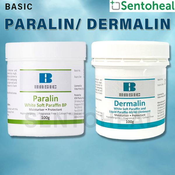 ICM Paralin Dermalin White Soft Paraffin 100G Moisturiser Dry Skin ...
