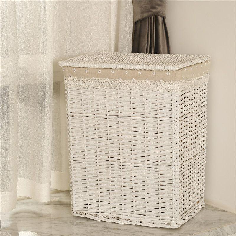 Bakul Dobi, Bahan Rotan, Saiz Besar, dengan Tudung, Sesuai untuk ...