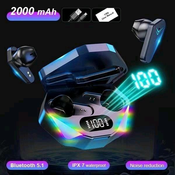 15 TWS Gaming Earbuds Wireless Bluetooth Earphone With Mic Bass Audio ...