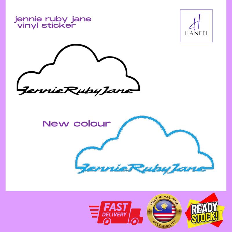 Jenni”Ruby Jane logo vinyl sticker ( Die-cut) - TikTok Shop Malaysia