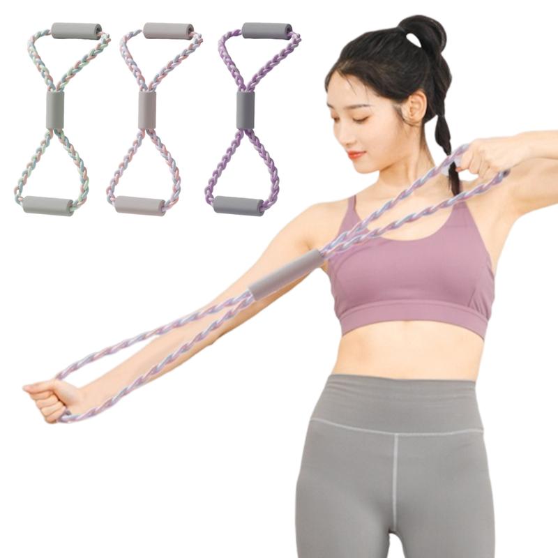 Figure 8 Fitness Resistance Band with Anti-slip Handle Portable ...