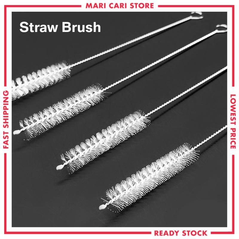Stainless Steel Straw Brush Baby Feeding Bottle Straw Cleaning Brush ...
