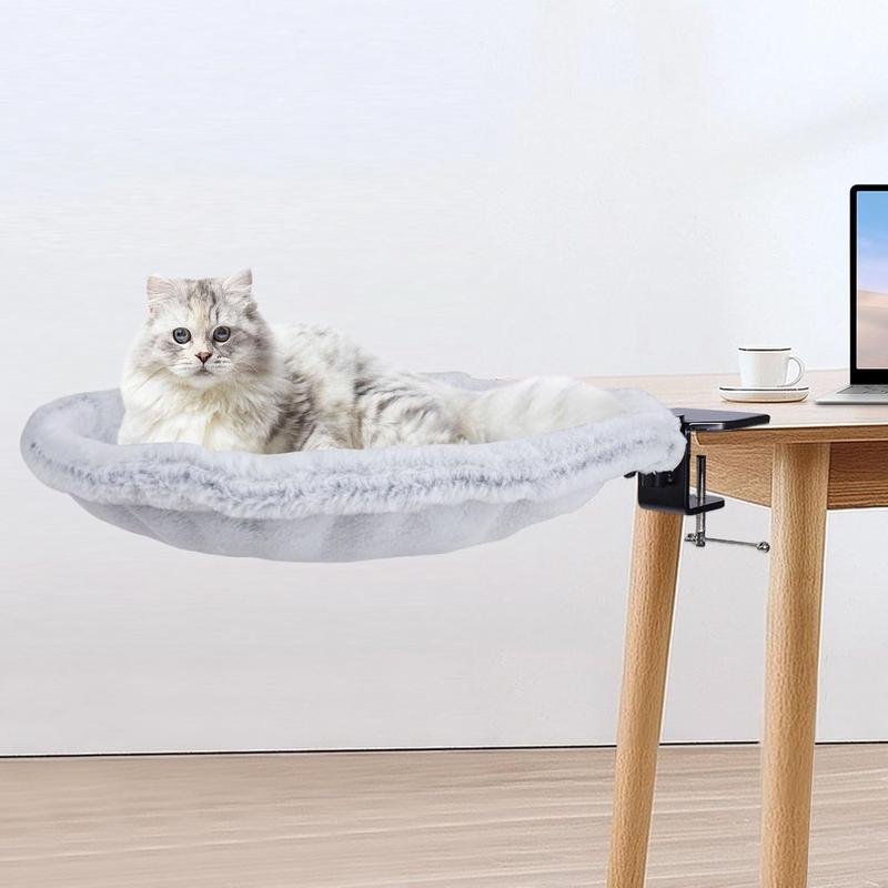 Rotating Cat Desk Bed Attachment,Cat Desk Perch Removable Washable ...