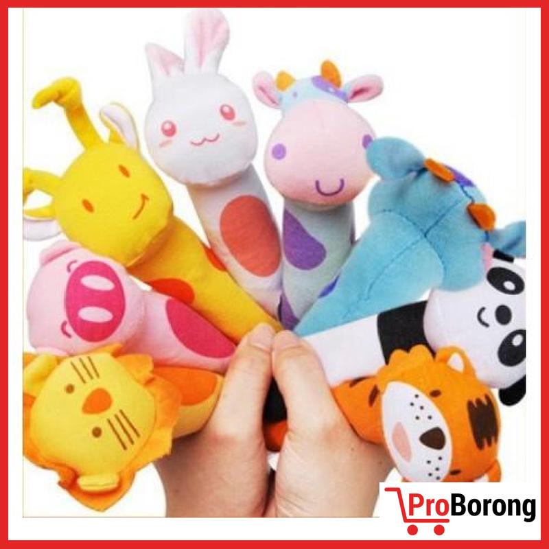 Baby Shaker Toy Animal Soft Toys Sound Sensory For Toddler Dynamic ...