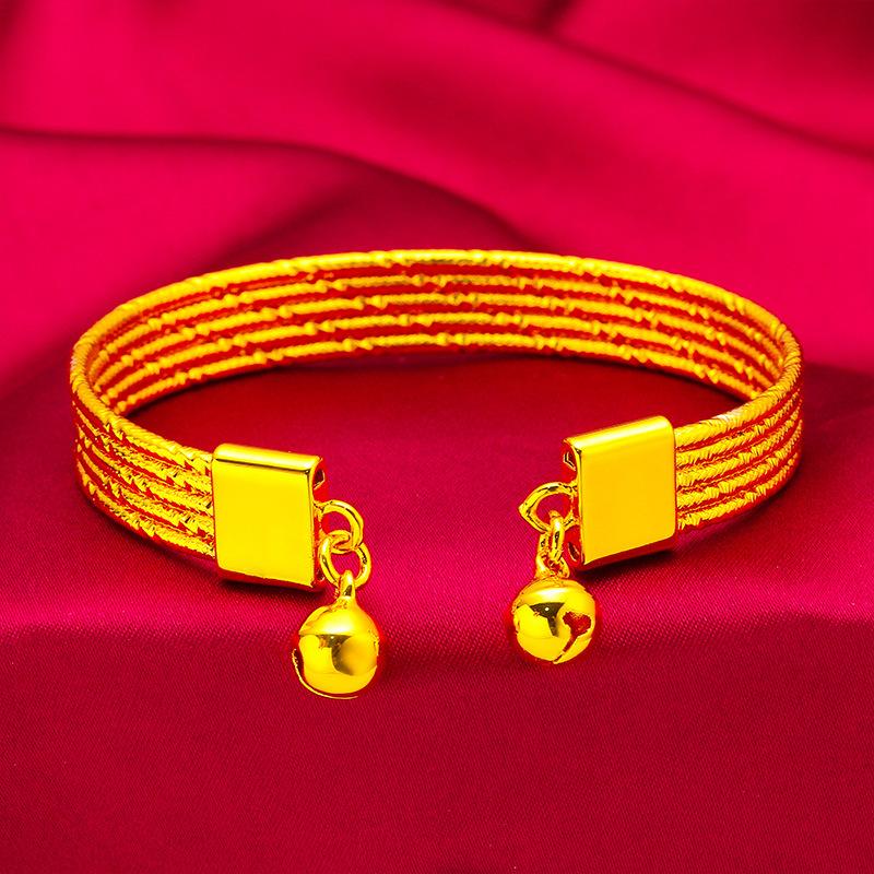 Gelang Loceng Emas Vietnam Gelang Tali Wanita Boleh Laras Fesyen ...