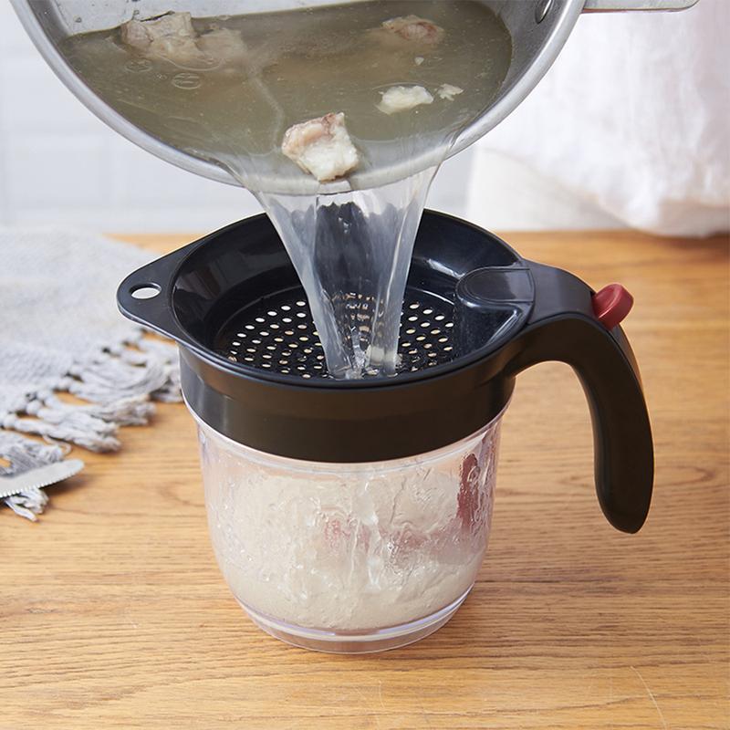Cooking Fat Separator Multifunctional Fat Grease Strainers Creative ...