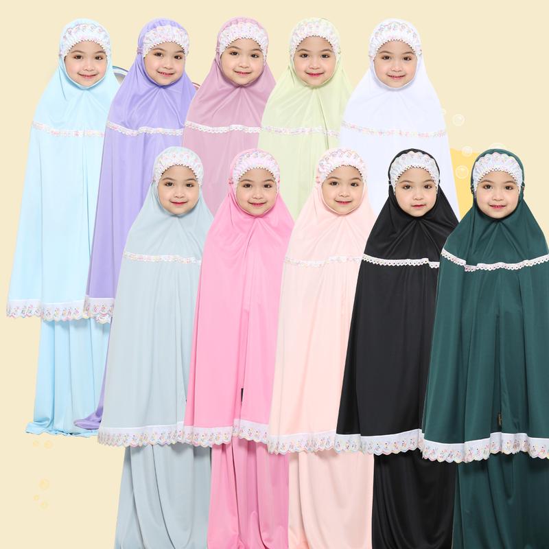 Telekung Kanak-kanak Bella Edora By Ayu Bella Design - TikTok Shop Malaysia