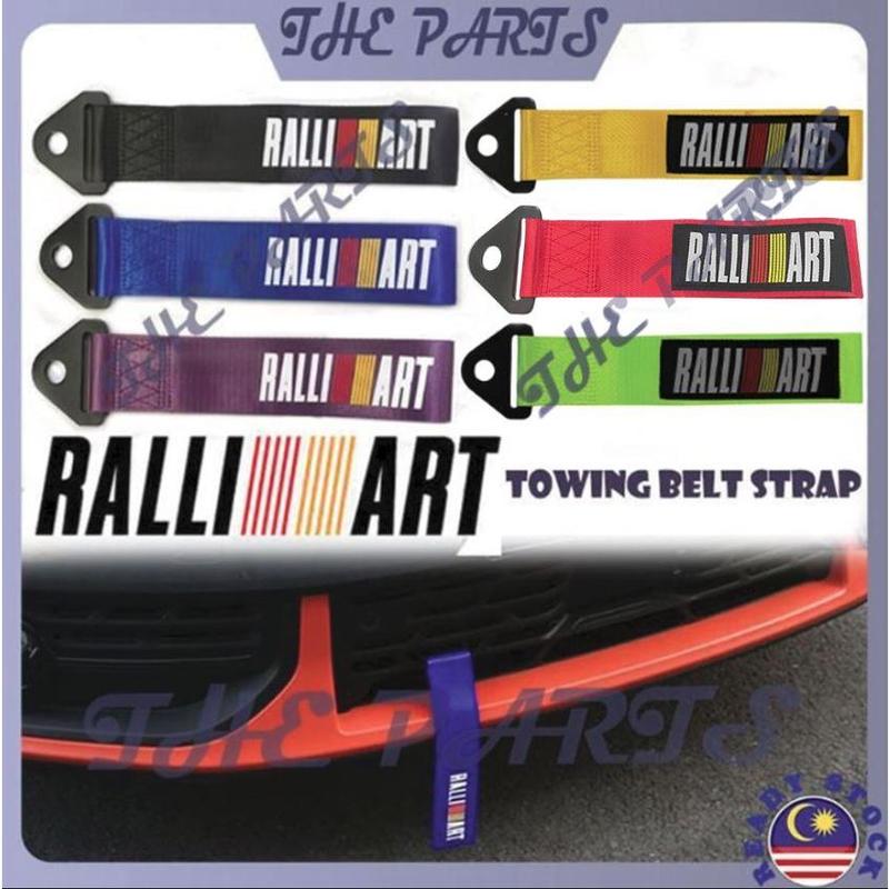 Universal RALLIART I Towing Strap Belt Car Front Rear Bumper - TikTok ...