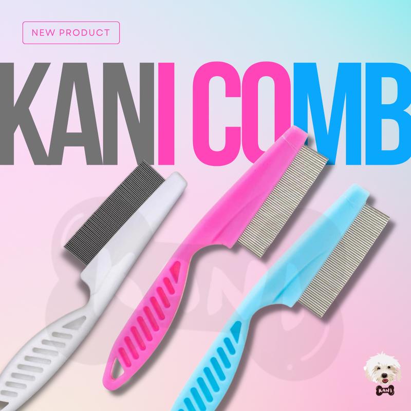 KANI Pet Hair Comb Dog Cat Flea Comb Stainless Steel Needle Comb ...
