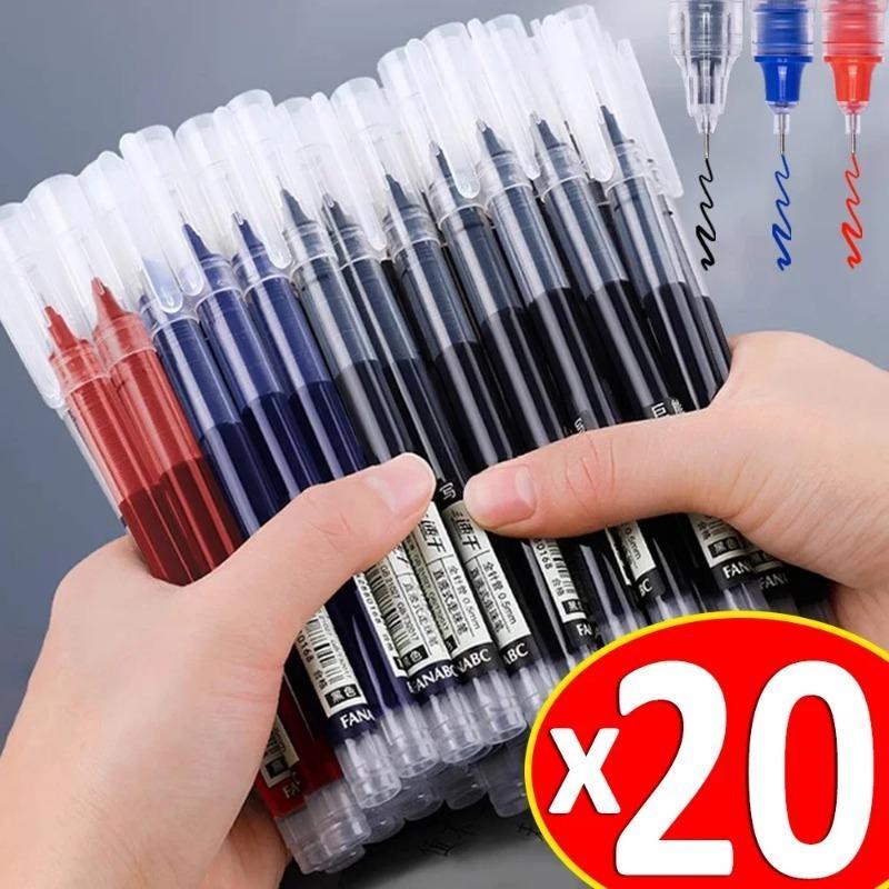 NEW 10/20Pcs High Quality 0.5mm Ultra Fine Gel Ink Pens Needle - TikTok ...