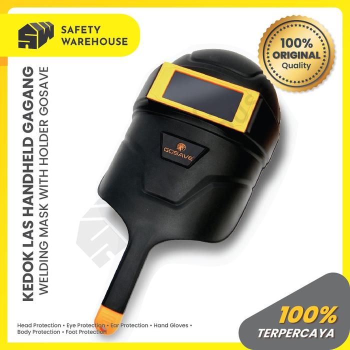 Jual Kedok Las Gagang Grip Topeng Welding Mask With Handle Gosave ...