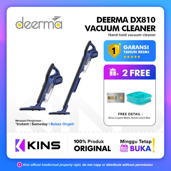 Jual Deerma DX810 Vacum Vacuum Cleaner Derma Penghisap Debu Lantai 600W ...