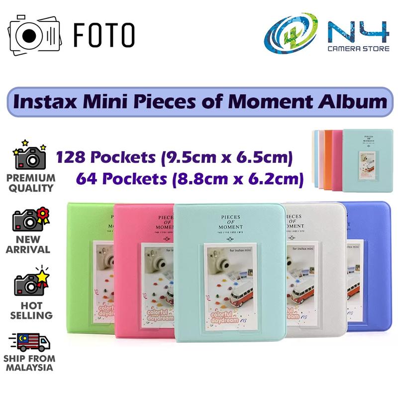 Fujifilm Instax Mini Album 128 pcs Pieces of Moment Instant Photo ...