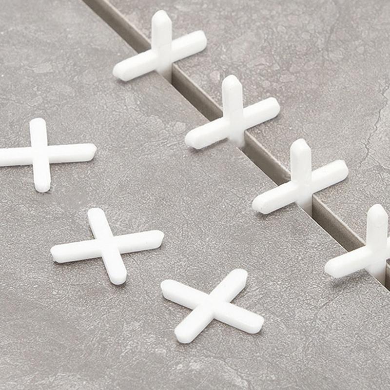 200PCS Tile Spacer Cross Clips 1-3mm Leveling System for Floor - TikTok ...