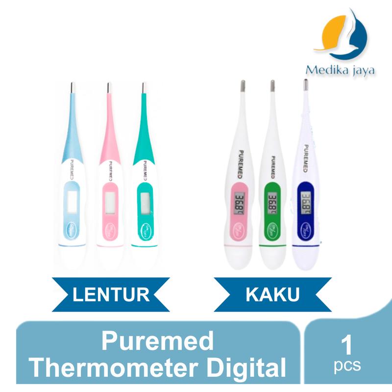 Puremed Thermometer Digital Flexibel Rigip Tip ( Termometer Lentur - Shop | Tokopedia