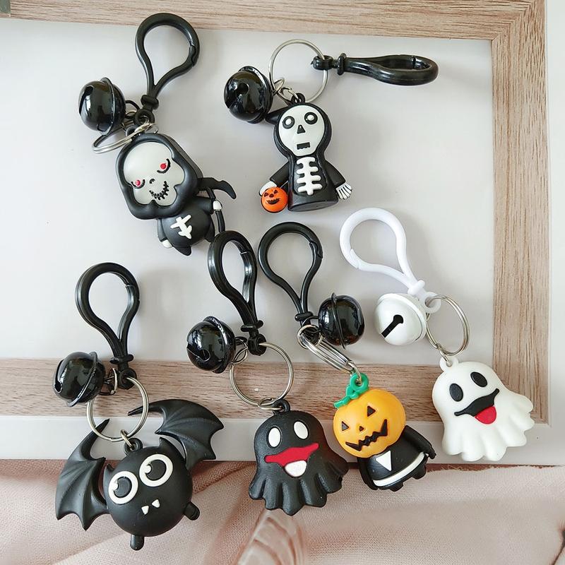 1PC Halloween Ghost Scythe Keychain - Cute Cartoon Keyring for - TikTok ...